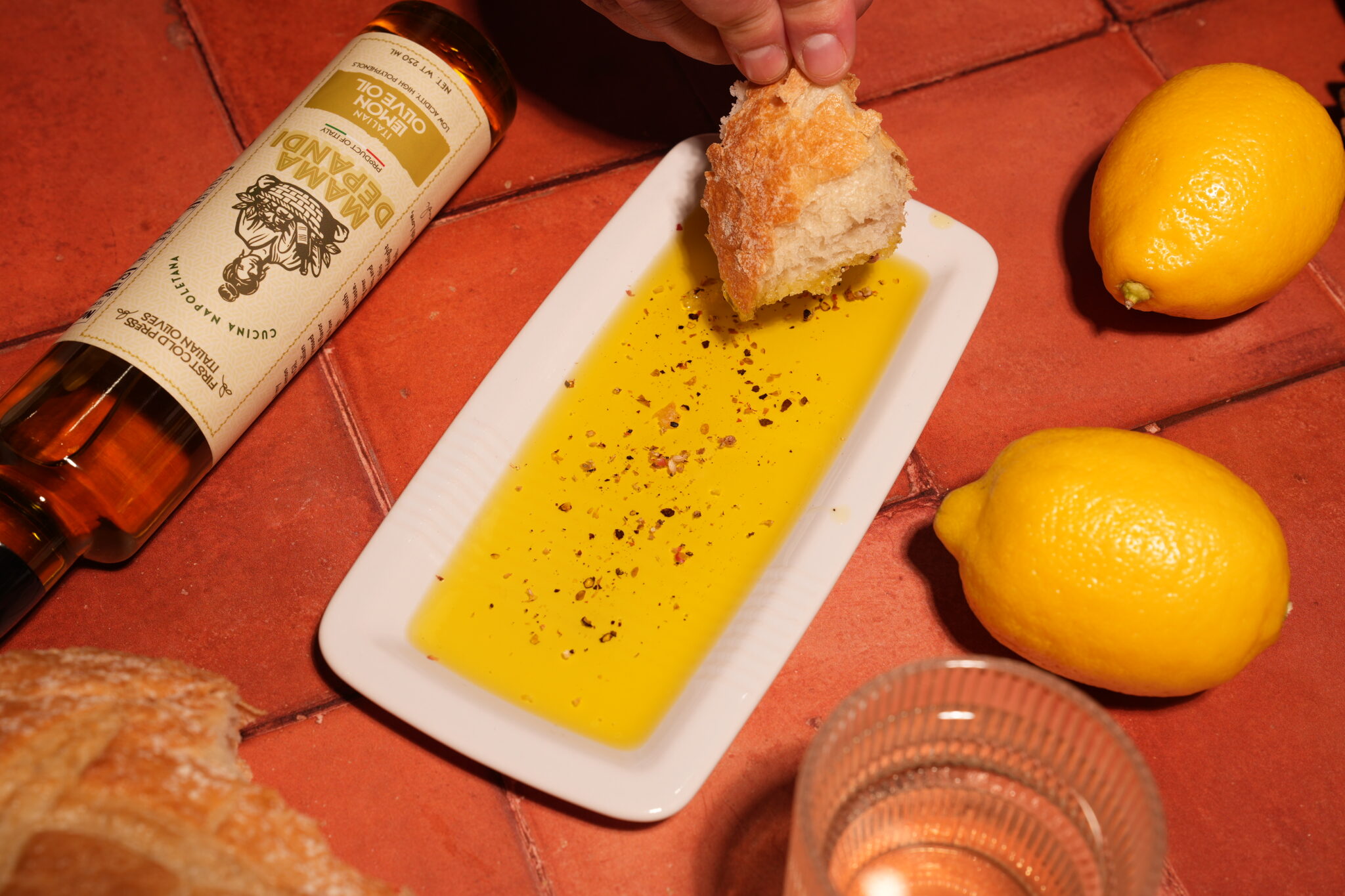 Mama DePandi's Lemon Extra Virgin Olive Oil | Mama DePandi